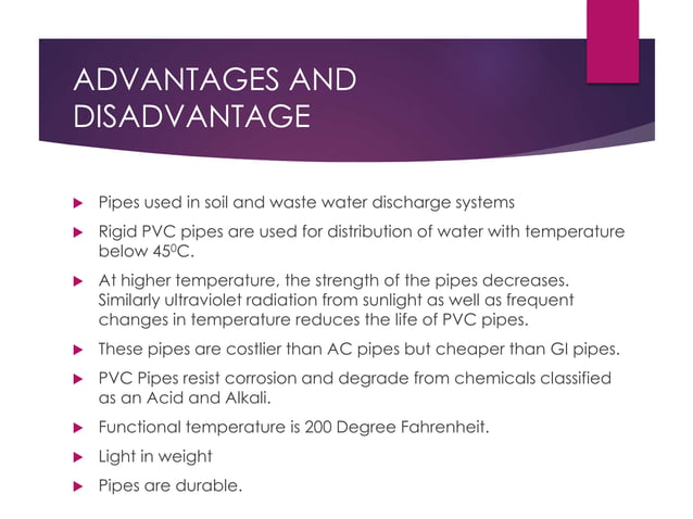 PVC Pipes | PPTX