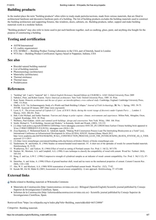 Building material wikipedia, the free encyclopedi | PDF | Woodworking ...