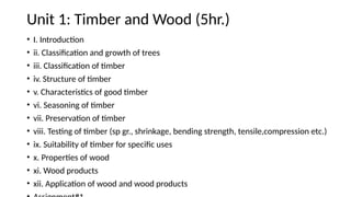 Building Material II_Lecture 1_2_Wood and Timber.pptx
