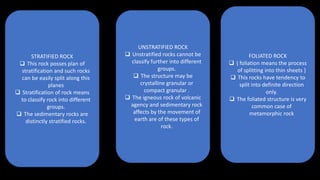 CLASSIFICATION OF ROCKS | PPTX | Geology | Science
