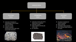 CLASSIFICATION OF ROCKS | PPTX | Geology | Science