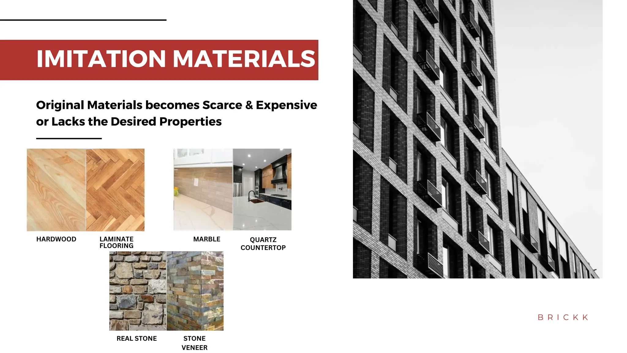 Building Materials - An Overview | Brickk | PPTX