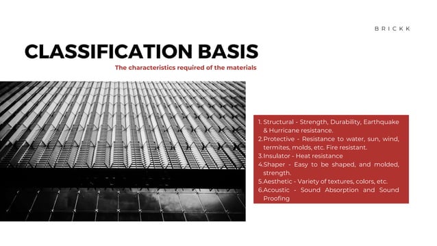 Building Materials - An Overview | Brickk | PPTX | Houses | Real Estate