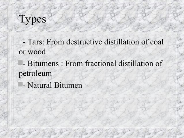 Building Materials Bituminus Materials [Autosaved].ppt