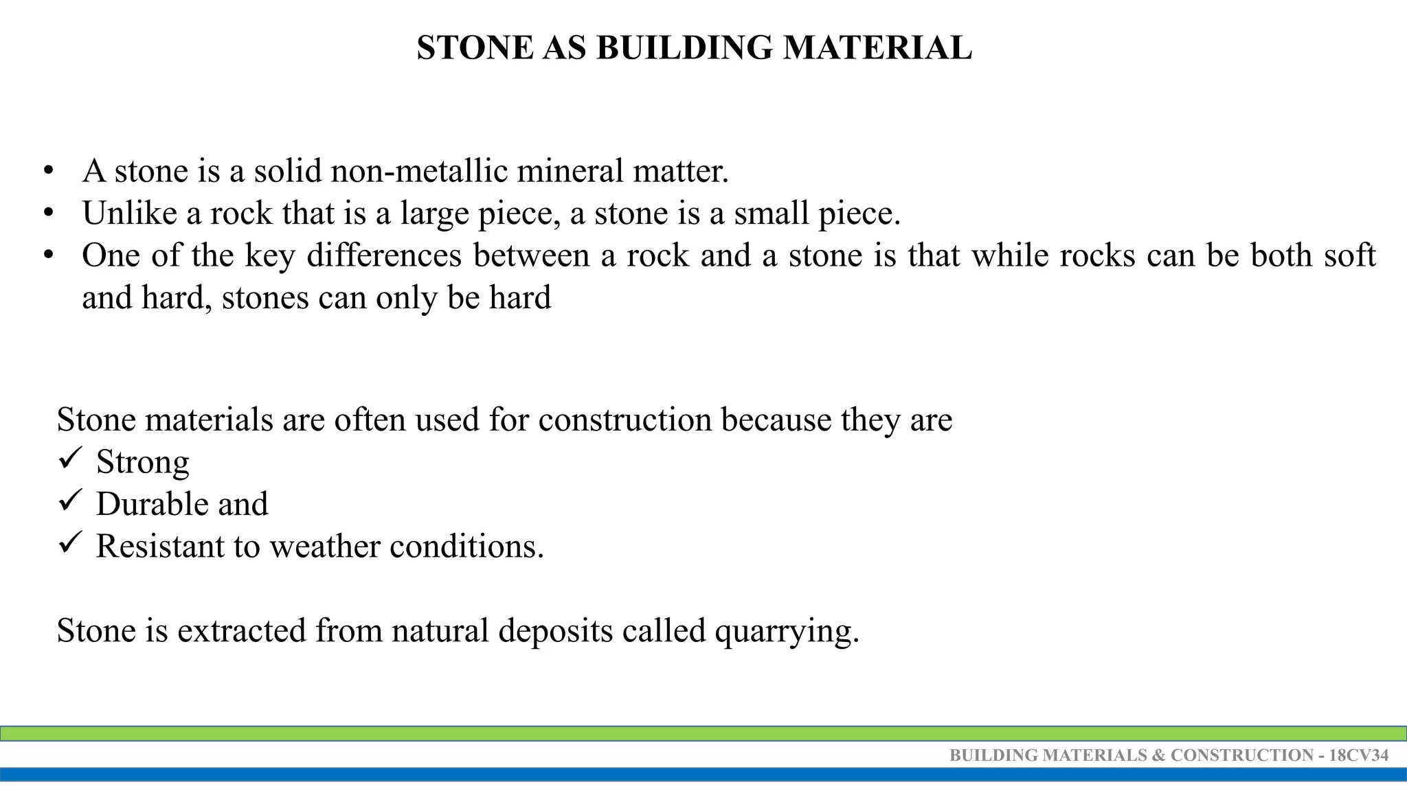 Building Materials & Construction Module-1 Building Materials | PDF