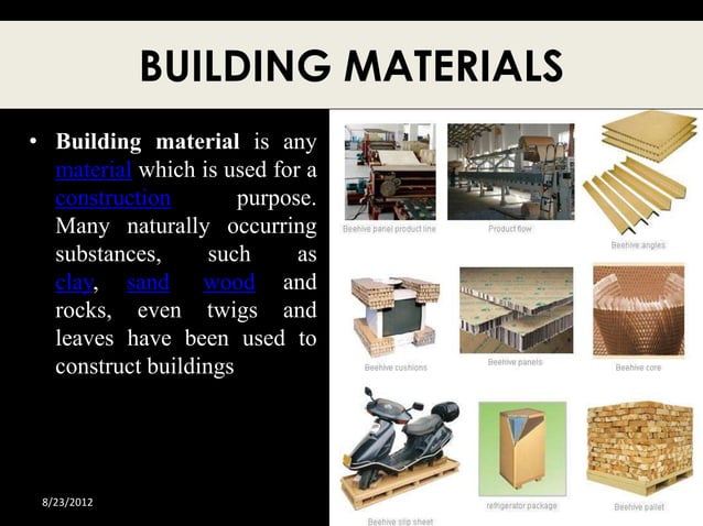 Building materials lecture 1(mnu fet) | PPT