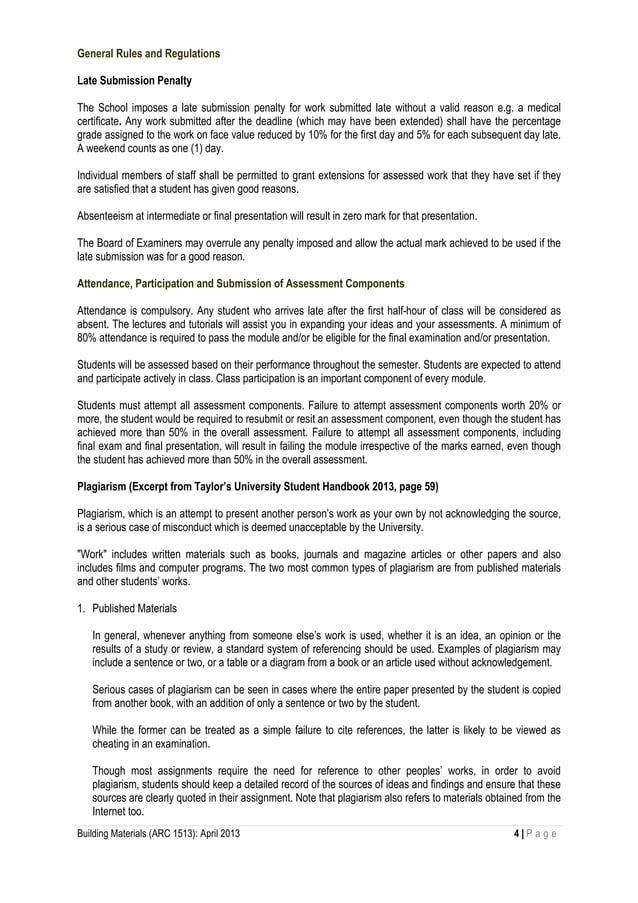 Building materials module outline | PDF