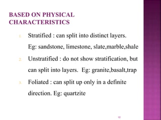 Building materials stone | PPTX | Geology | Science