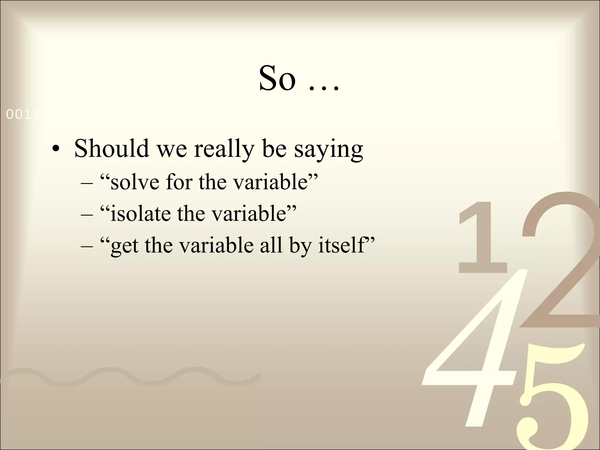 Building math vocabulary skills | PPT