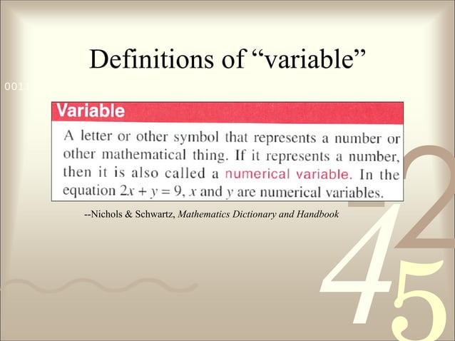 Building math vocabulary skills | PPT