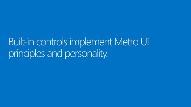 #win8acad : Building a Windows 8 Metro Style UI | PPT