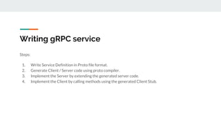 Building microservices with grpc | PDF