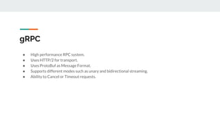 Building microservices with grpc | PDF
