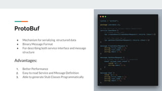 Building microservices with grpc | PDF
