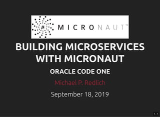 Building Microservices with Micronaut: A Full-Stack JVM-Based Framework | PPT