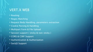 Building microservices with vert.x 3.0 | PPT