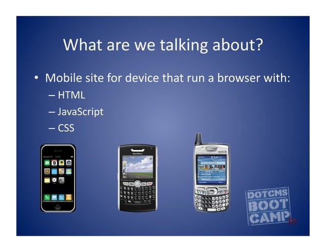 Building Mobile Apps and Sites in dotCMS | PPT
