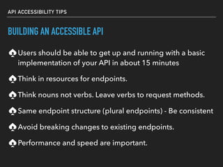 Building REST APIs that don't suck for modern day SPAs | PPT