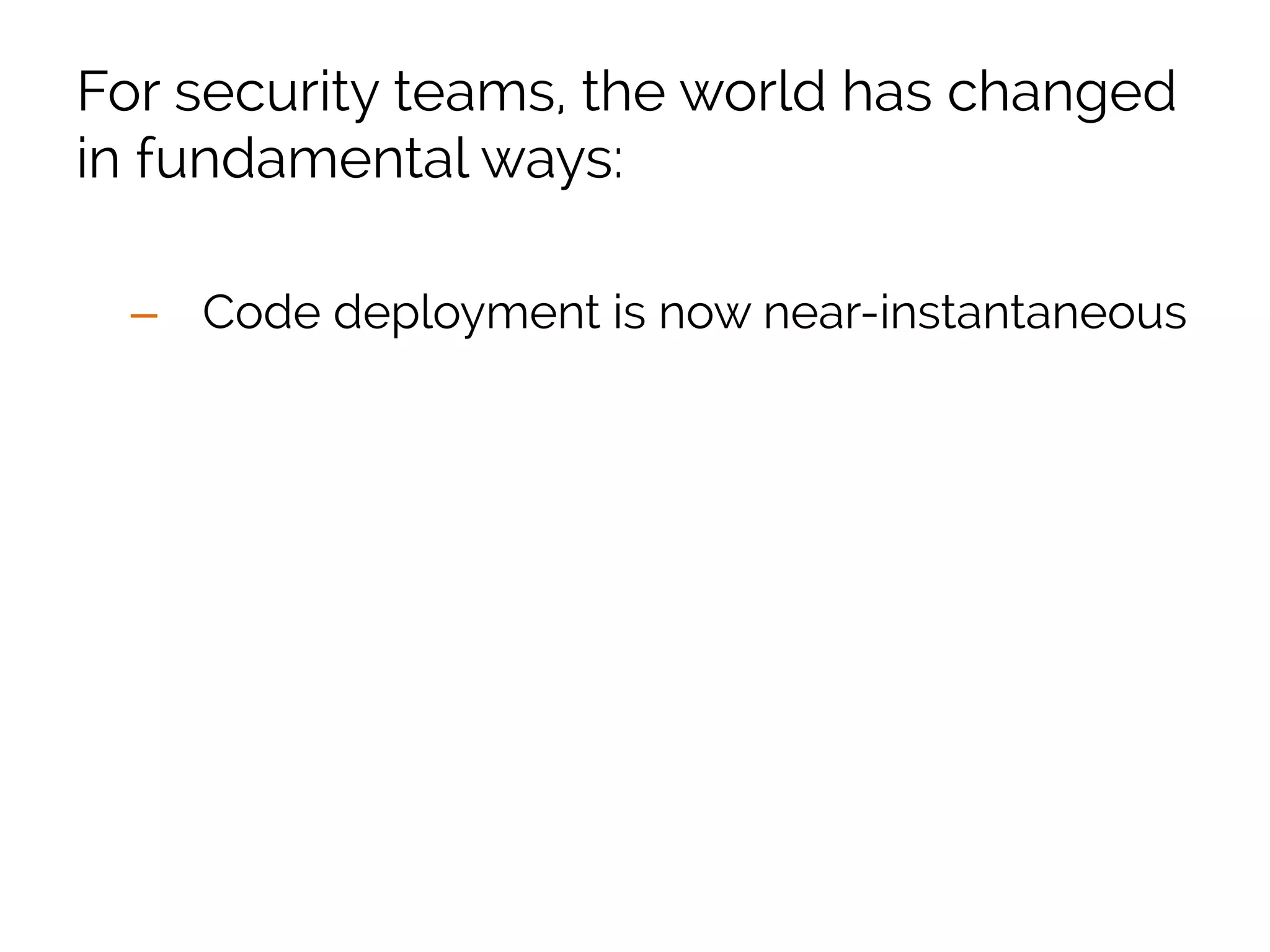 Building a Modern Security Engineering Organization | PPT