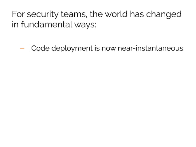 Building a Modern Security Engineering Organization | PPT