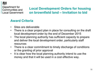 Mide Beaumont, DCLG - Building More Homes on Brownfield Land: Local ...