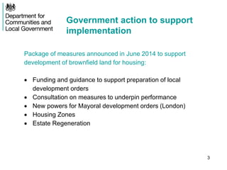 Mide Beaumont, DCLG - Building More Homes on Brownfield Land: Local ...