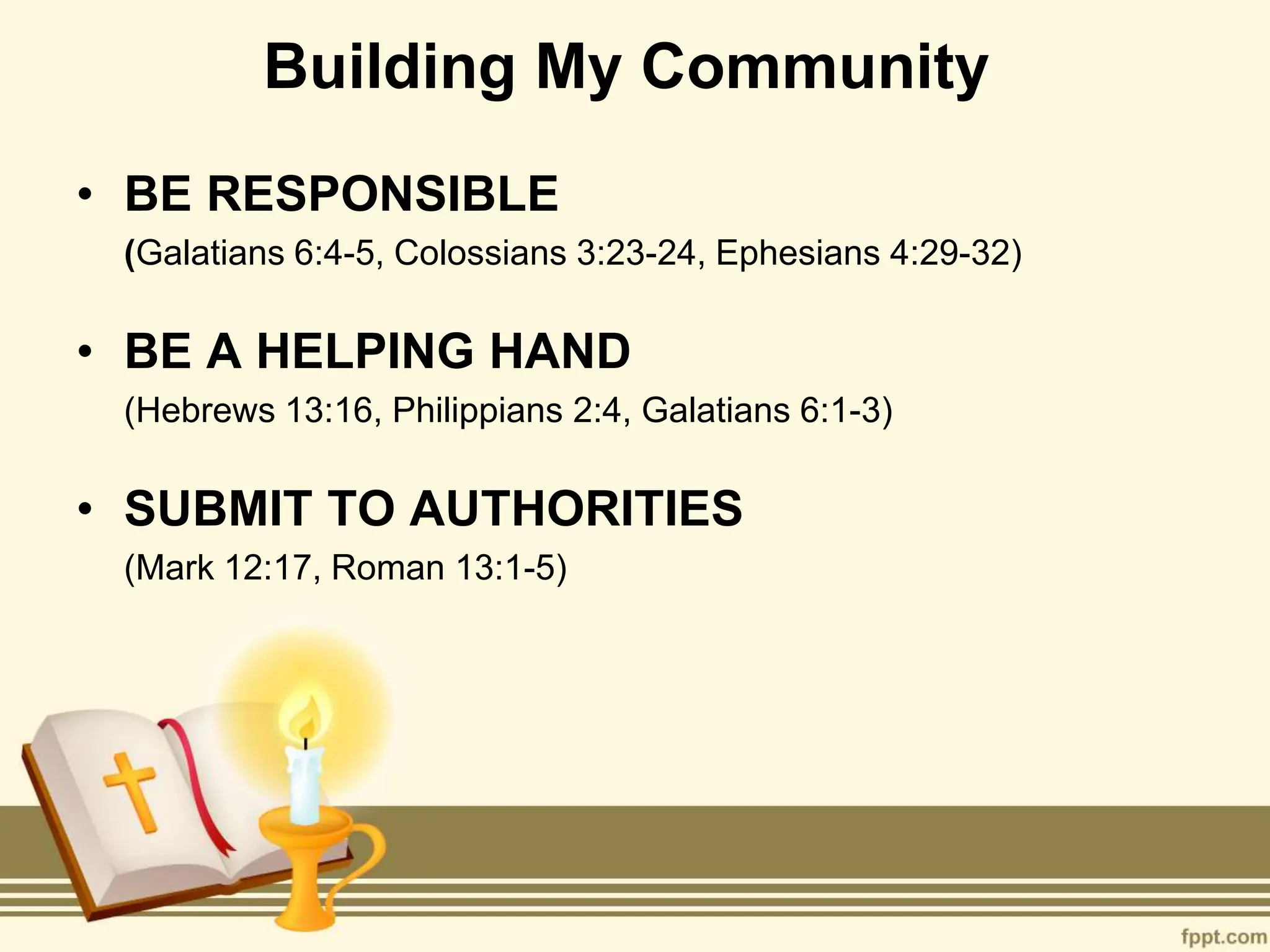 Building my community presentation .ppt