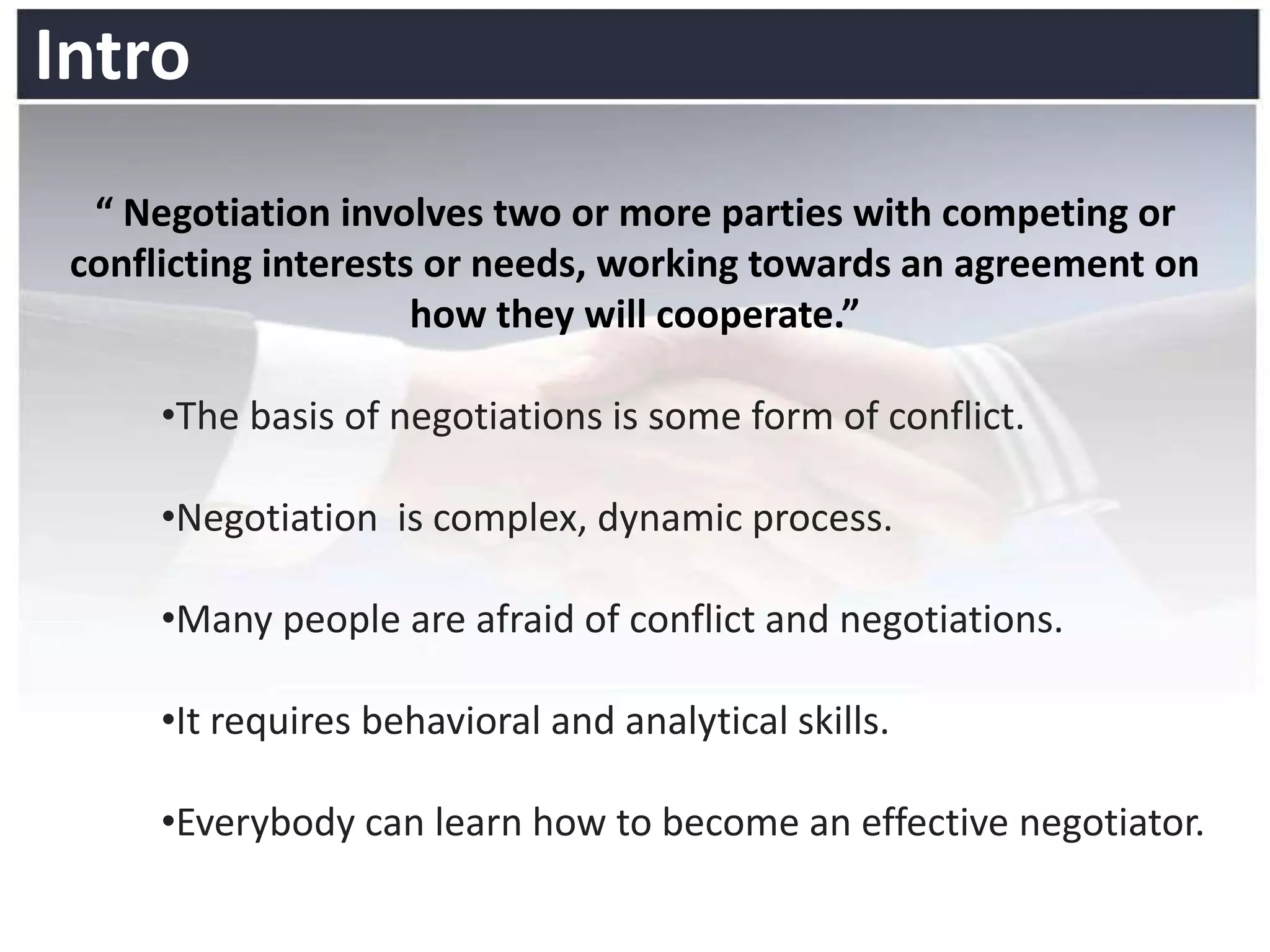 Building Negotiations Skills | PPSX