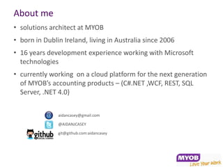 Building node.js applications on windows azure | PPTX