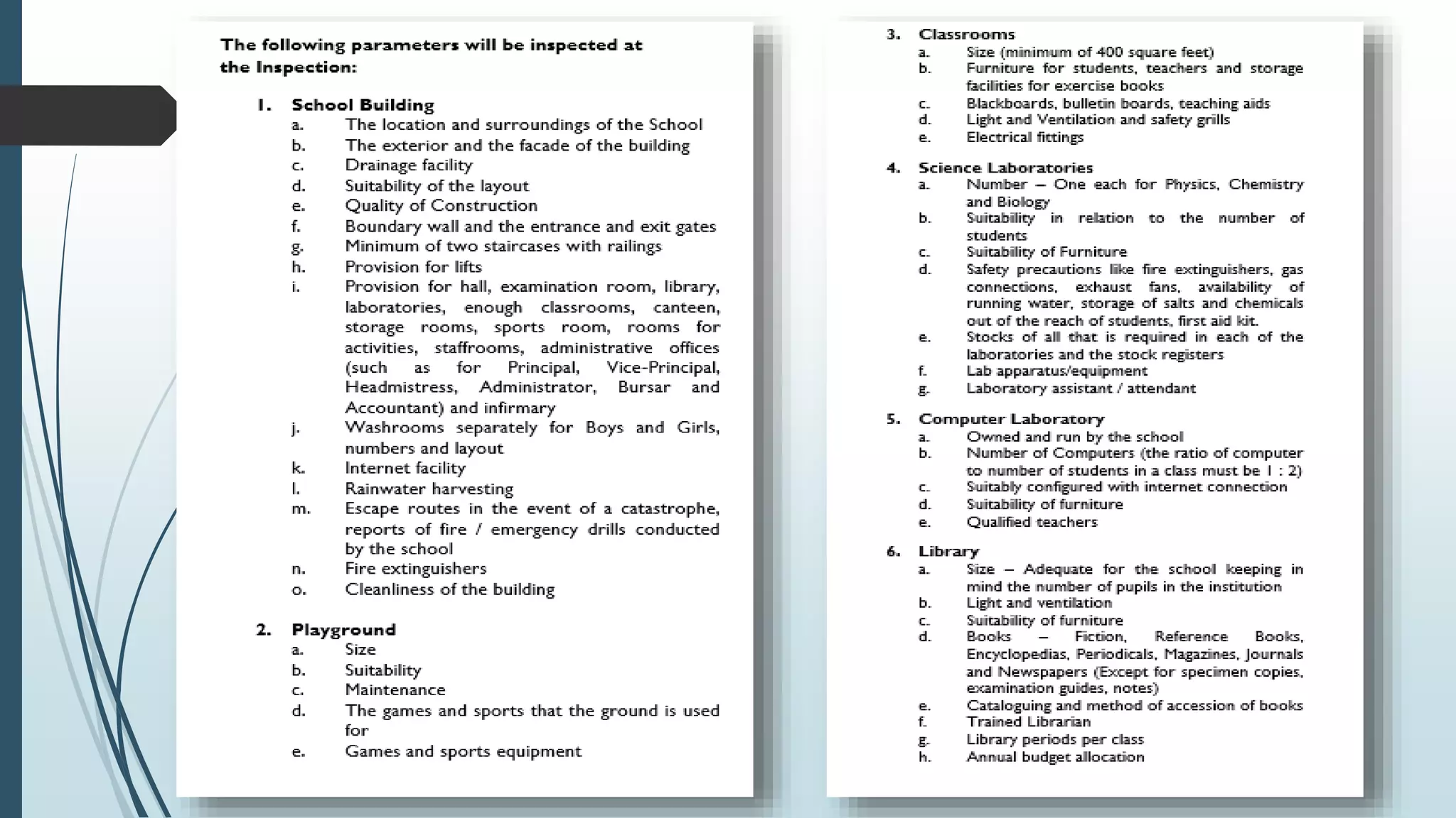 School Building norms | PPTX
