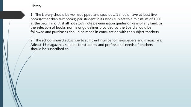 School Building norms