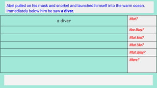 Building Noun Groups.pptx | Scuba Diving | Extreme Sports