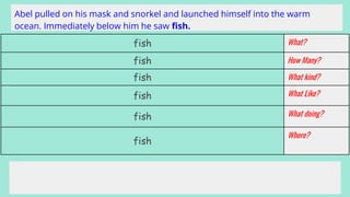 Building Noun Groups.pptx | Scuba Diving | Extreme Sports