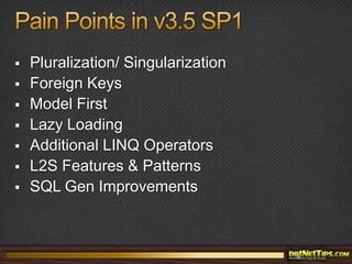 Building nTier Applications with Entity Framework Services (Part 1) | PPTX | Databases ...