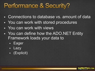 Building nTier Applications with Entity Framework Services | PPT