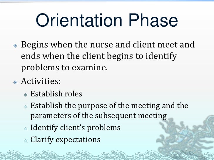 Building nurse client relationship