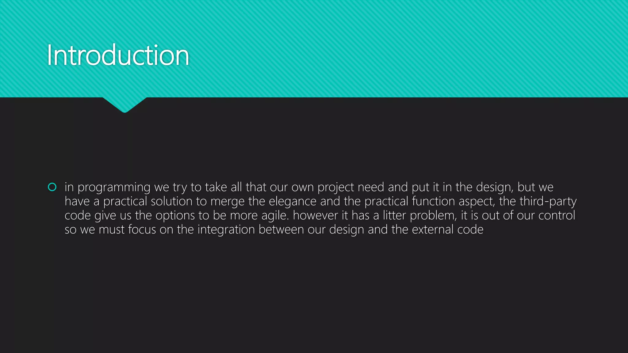 Building on third party code | PPTX | Programming Languages | Computing