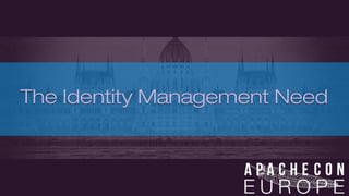 Building open source identity infrastructures | PPT