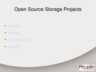 Building open source storage for enterprise | PPT | Data Storage and Warehousing | Computing