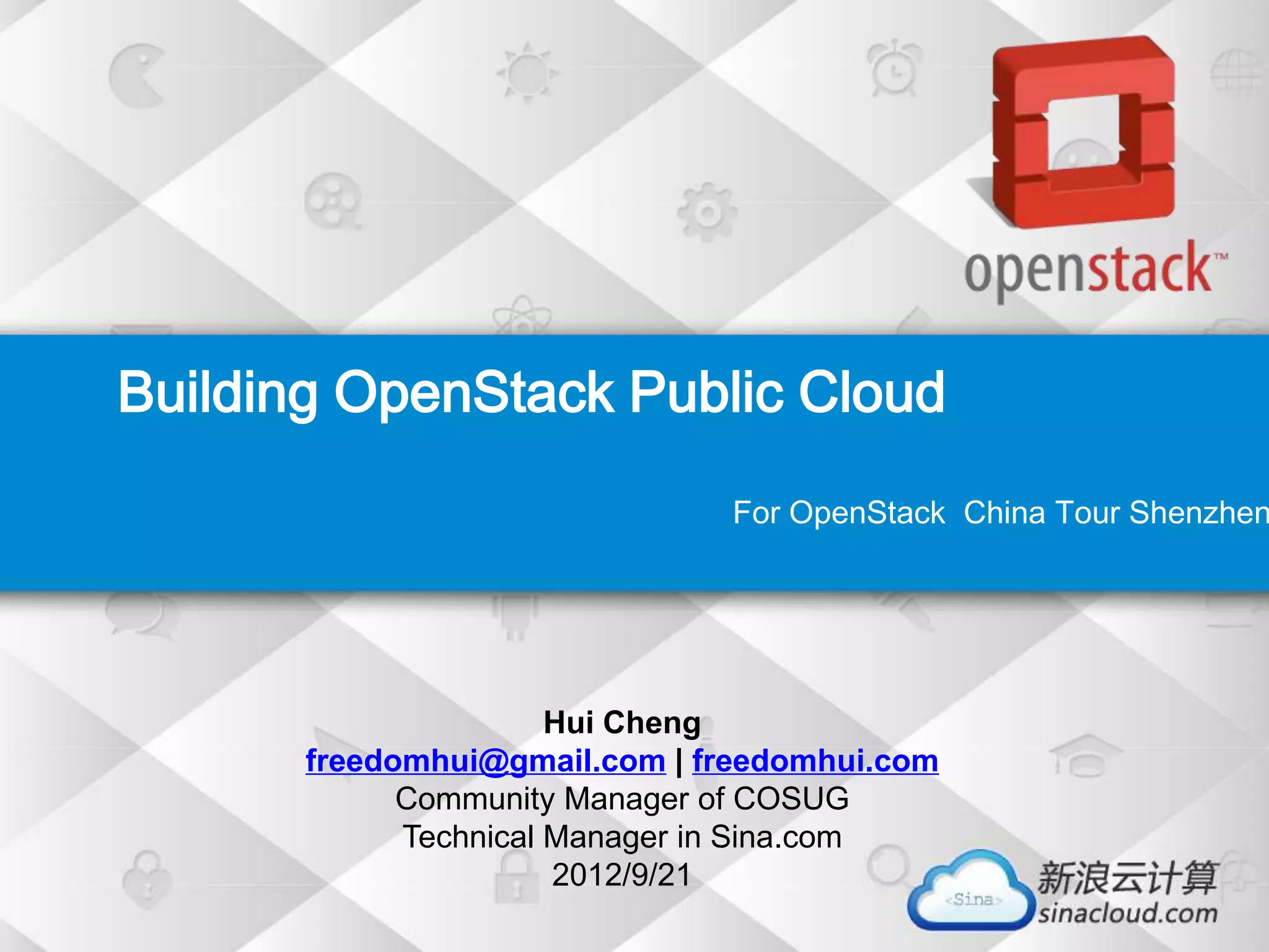 Lessons from Building OpenStack Public Cloud | PPTX