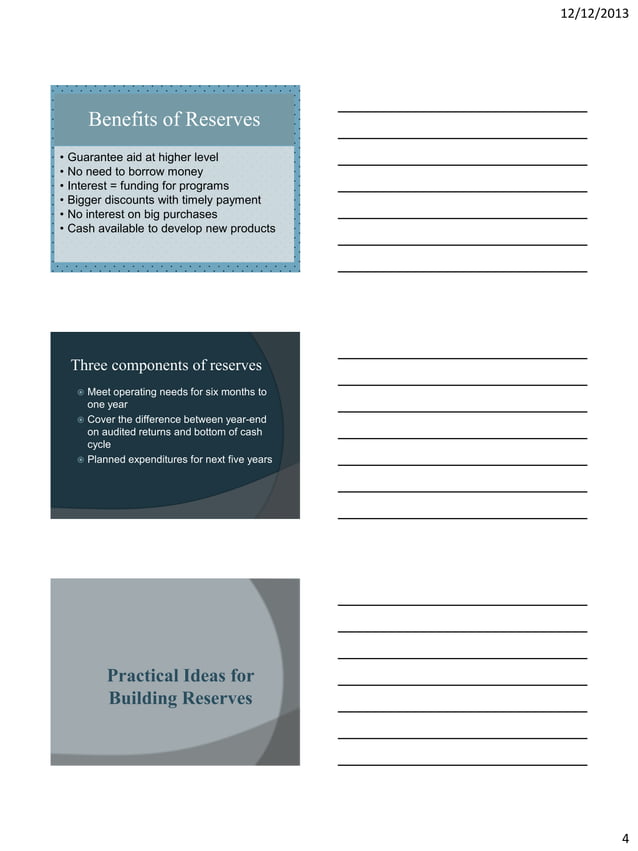 Building operating reserves | PDF
