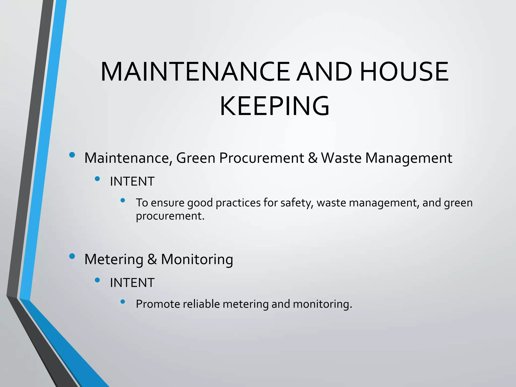 Building operation and maintenance | PPTX