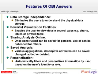 Building Oracle BIEE (OBIEE) Reports, Dashboards | PPT