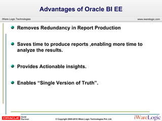 Building Oracle BIEE (OBIEE) Reports, Dashboards | PPT