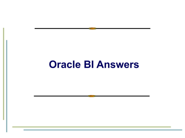 Building Oracle Biee Obiee Reports Dashboards