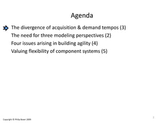 Building organizational agility into large scale software-reliant ...