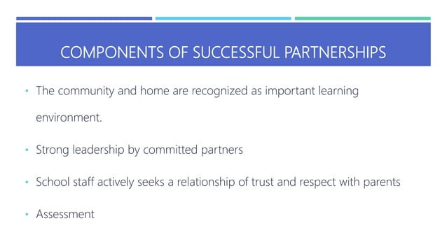 Building Partnership with Families and Community Groups | PPTX