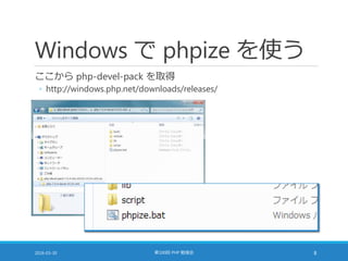 Windows で拡張モジュールをビルドしてみた | PDF