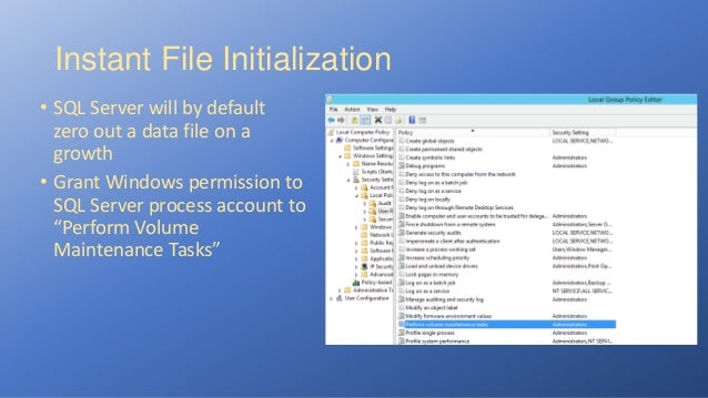 Building perfect sql servers, every time -oops