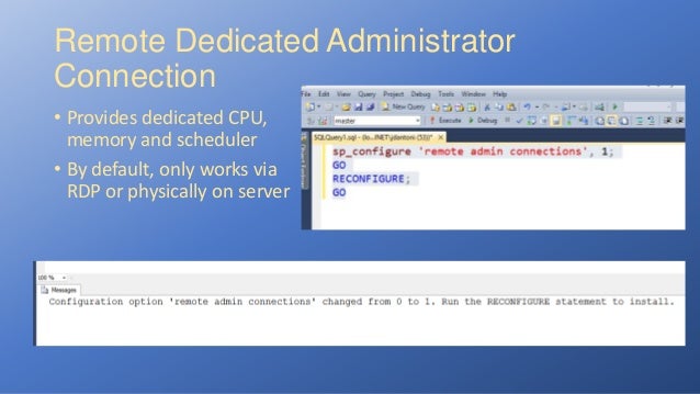 Building perfect sql servers, every time -oops